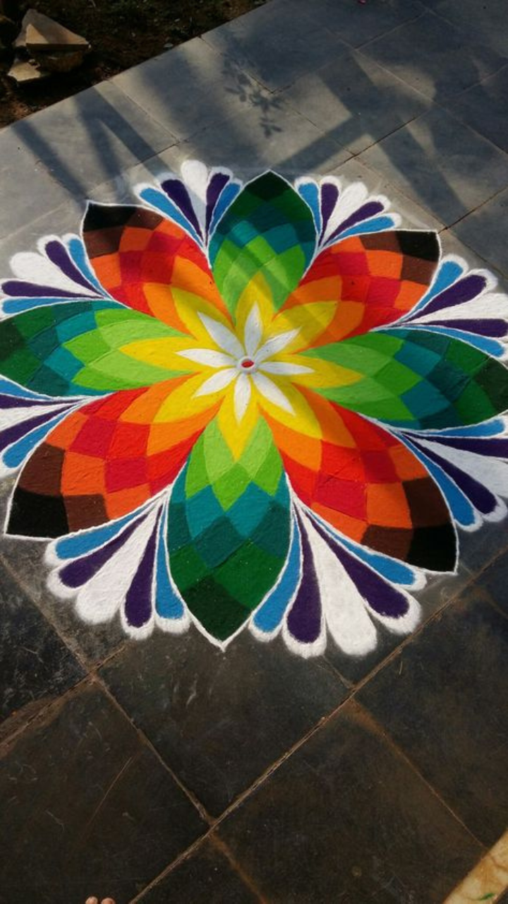 10 Best Rangoli Designs 35+ 𝐄𝐚𝐬𝐲