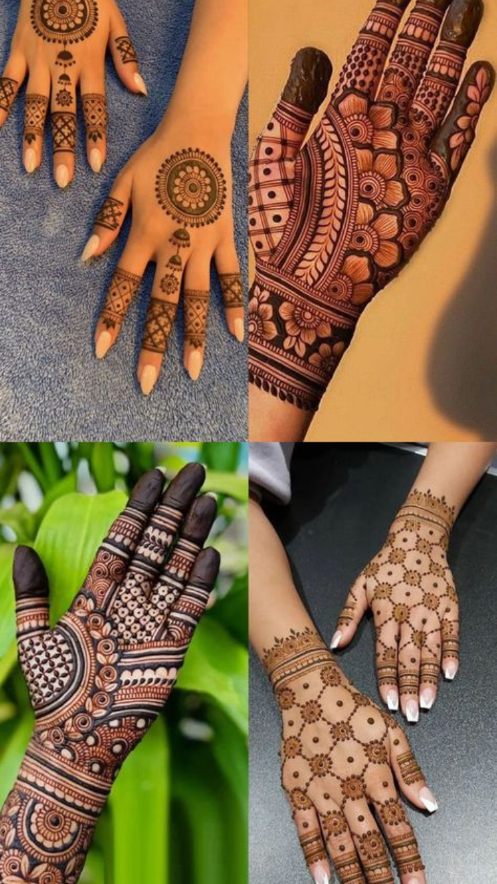 Simple Mehndi Designs For Full Hands