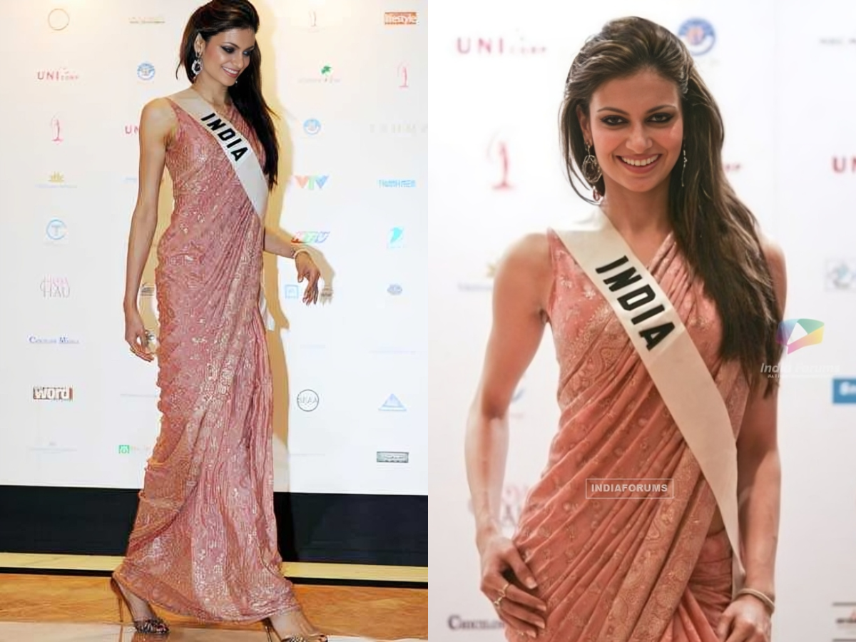 Simran Kaur Mundi's saree magic: An unforgettable moment from her ...