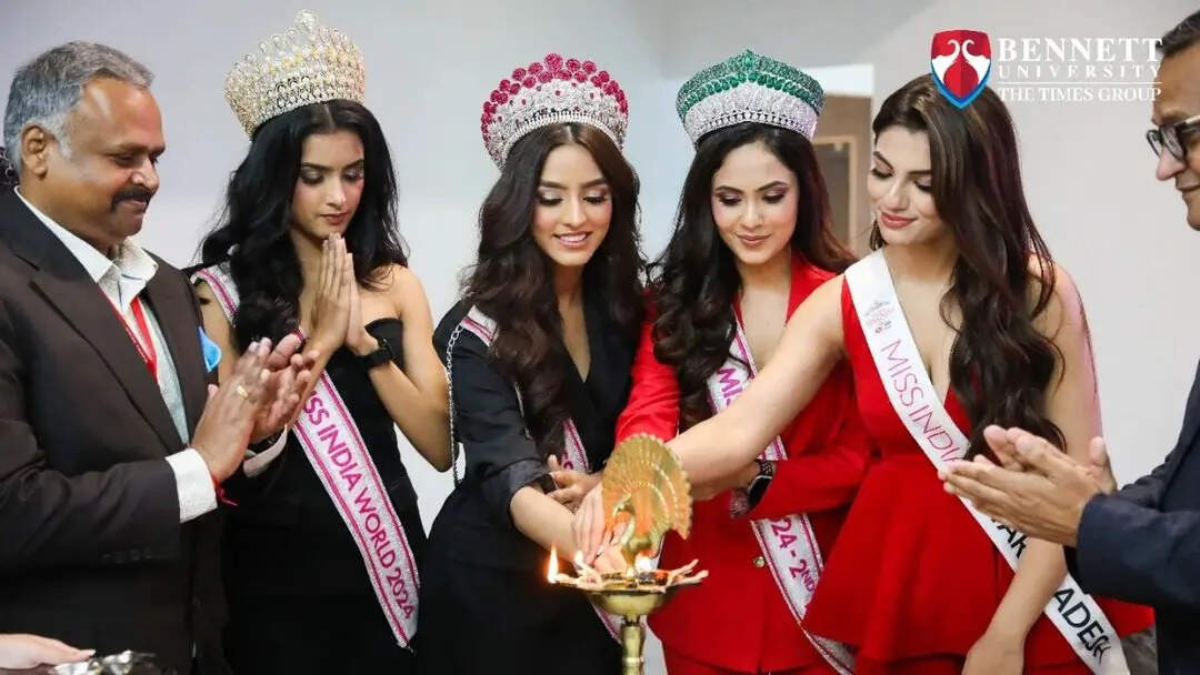 Femina Miss India 2024 winners spark inspiration at Bennett University