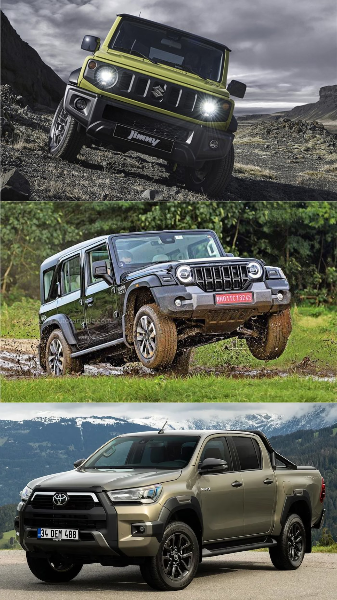 Off Road 4x4 Cars In India