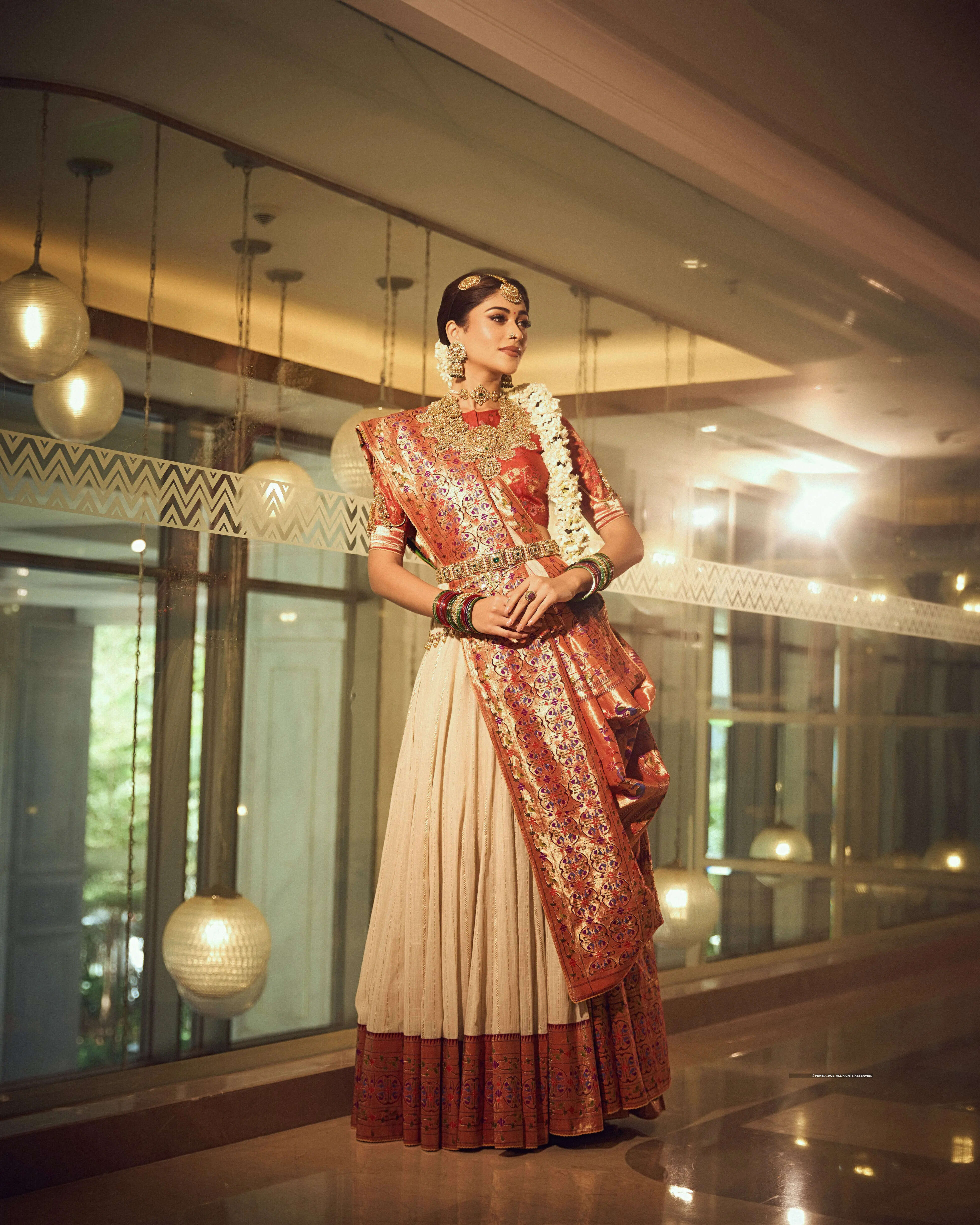 Nandini Gupta’s National Costume by Gaurang Shah Weaves a Timeless Tale ...