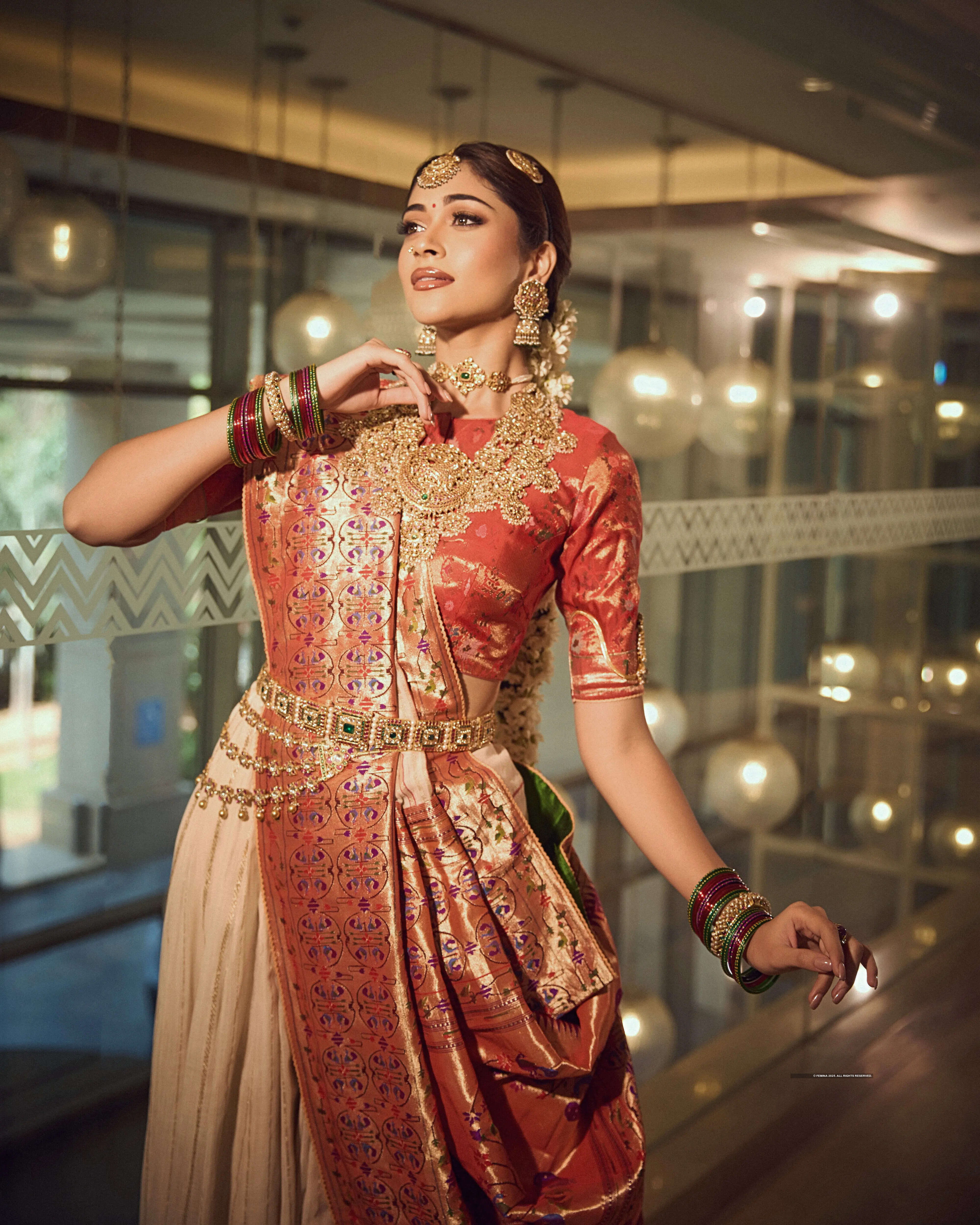 Nandini Gupta’s National Costume by Gaurang Shah Weaves a Timeless Tale ...