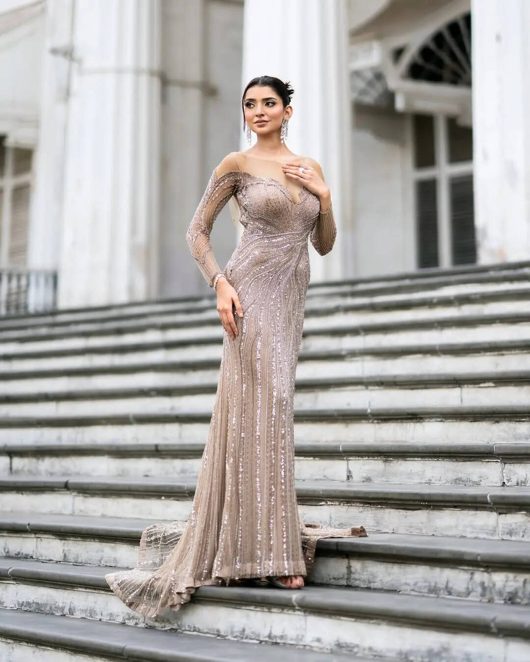 From Lehengas to Powersuits, Ayushree Malik’s Best Designer Looks Ahead of Miss Supranational 2025