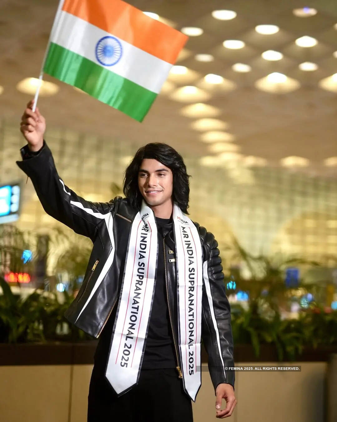 Shubham Sharma Leaves for Mister Supranational 2025 with Cheers, Love, and a Crowd Full of Support