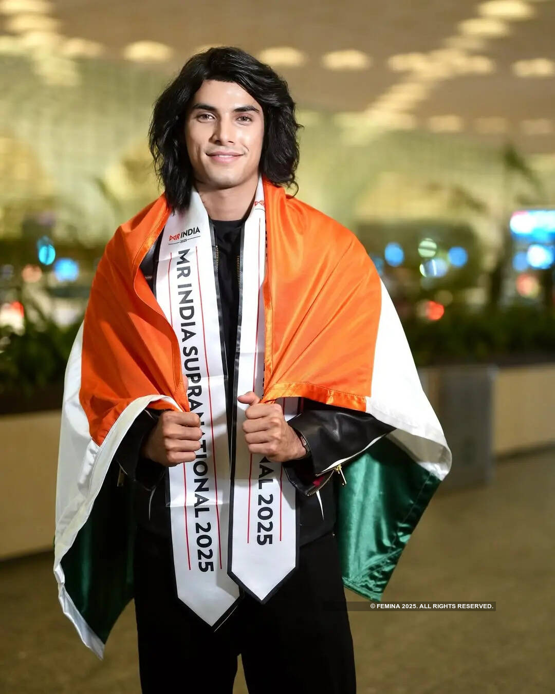 Shubham Sharma Leaves for Mister Supranational 2025 with Cheers, Love, and a Crowd Full of Support