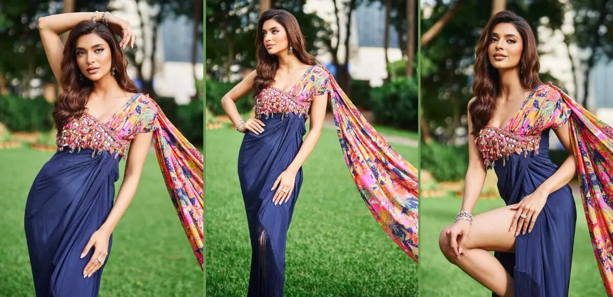 Ayushree Malik’s Lookbook: A Fusion of Glitz and Glamour at Miss ...