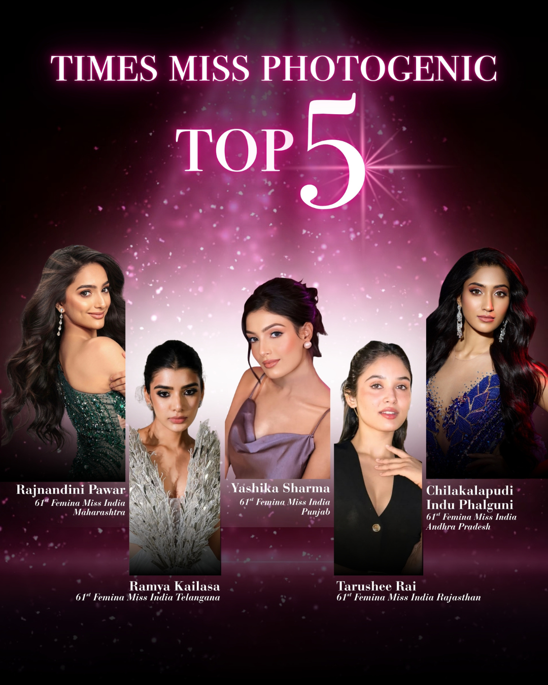 Top 5 State Winners Shine at Times Miss Photogenic Sub-Contest