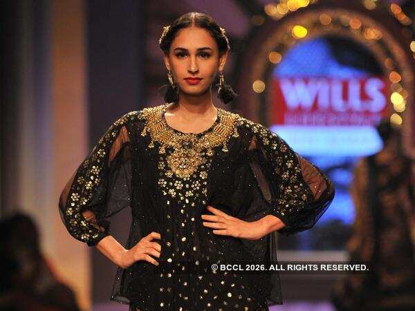 Hasleen Kaur at Wills Lifestyle India Fashion Week 2012
