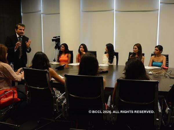 Miss Diva finalists with Dr. Sandesh Mayekar