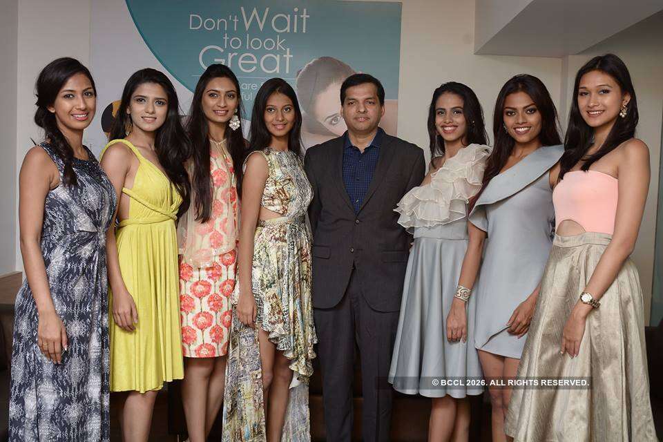 Miss India 2016 finalists at Dr. Tvacha