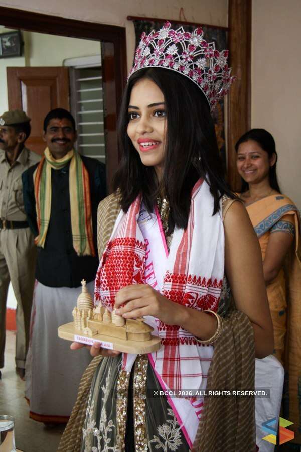 Miss India World 2016 Priyadarshini's Grand Homecoming