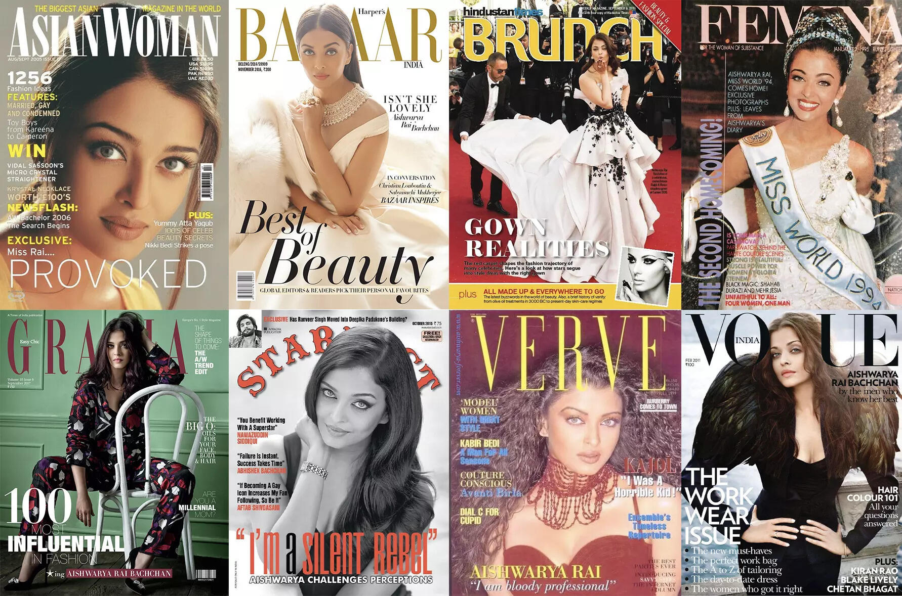 Awe-inspiring magazine covers featuring Miss India beauty queens!