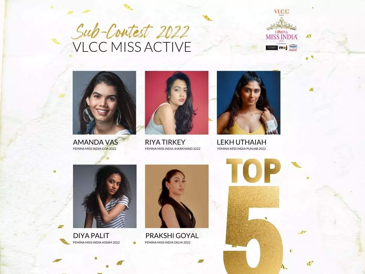 Femina Miss India 2022: VLCC Miss Active sub-contest
