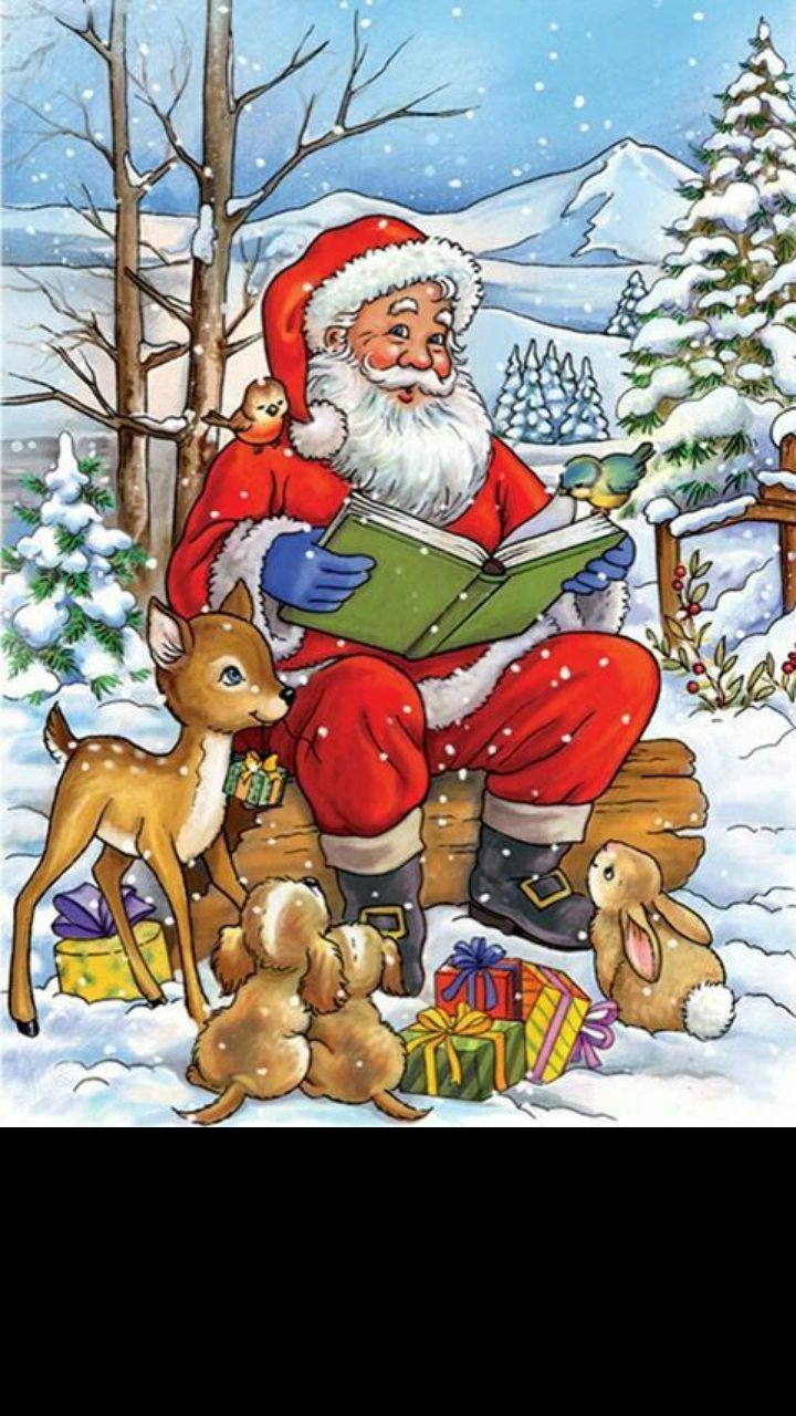 Christmas Drawing Santa