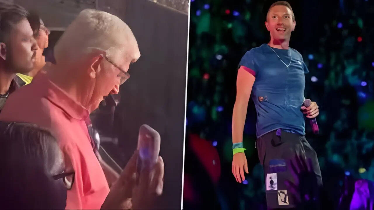 Coldplay India concert: Chris Martins dad captures son’s video on his ...