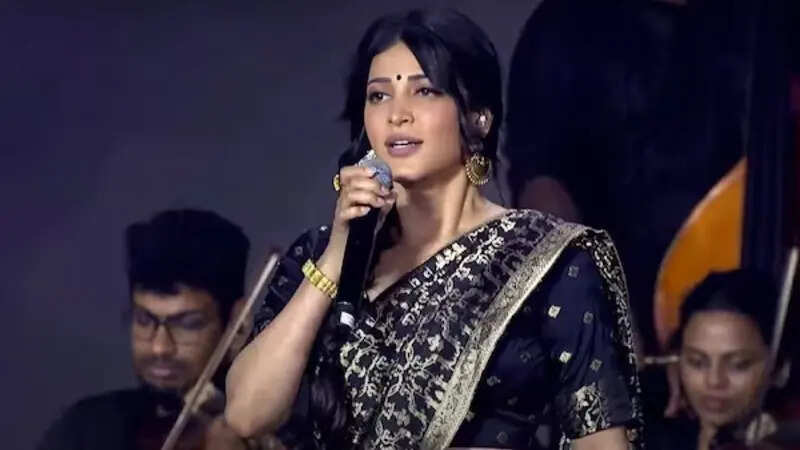 Shruti Haasan’s fiery performance of Vinveli Nayaga steals the show at ...