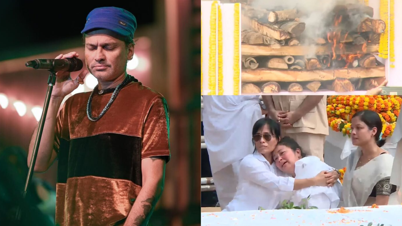 Zubeen Garg laid to rest with full state honours: Fans sing Mayabini Ratir Buku during the funeral