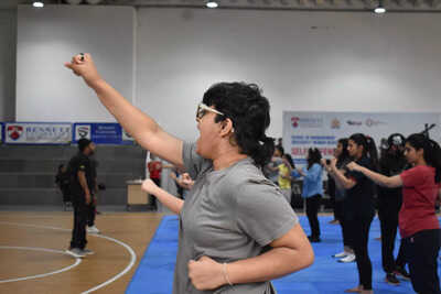 In pics: Scenes from a self-defence camp for BU's girls