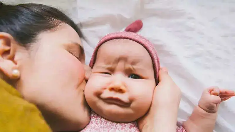 Wanting to bite the baby is a thing. Its called cute aggression! Find out