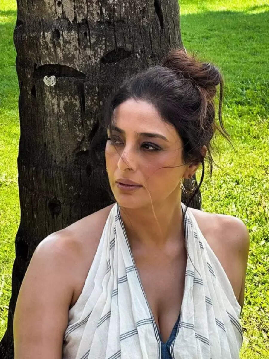 At 51, Tabu Rocks Bold Plunging Neckline Dress And How | Zoom TV