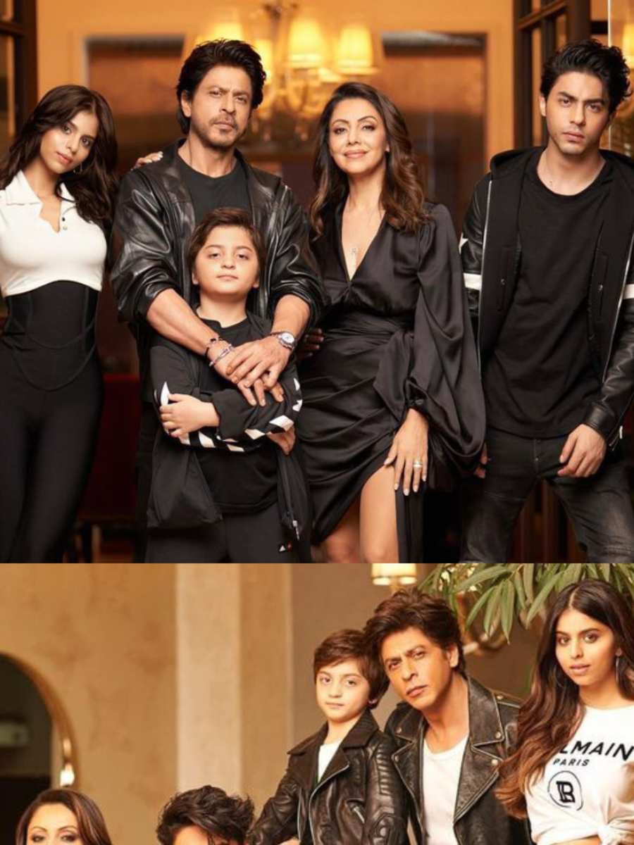 Father's Day 2023: Dashing Dad Shah Rukh Khan's Best Pics With His Kids Aryan Khan, Suhana Khan ...