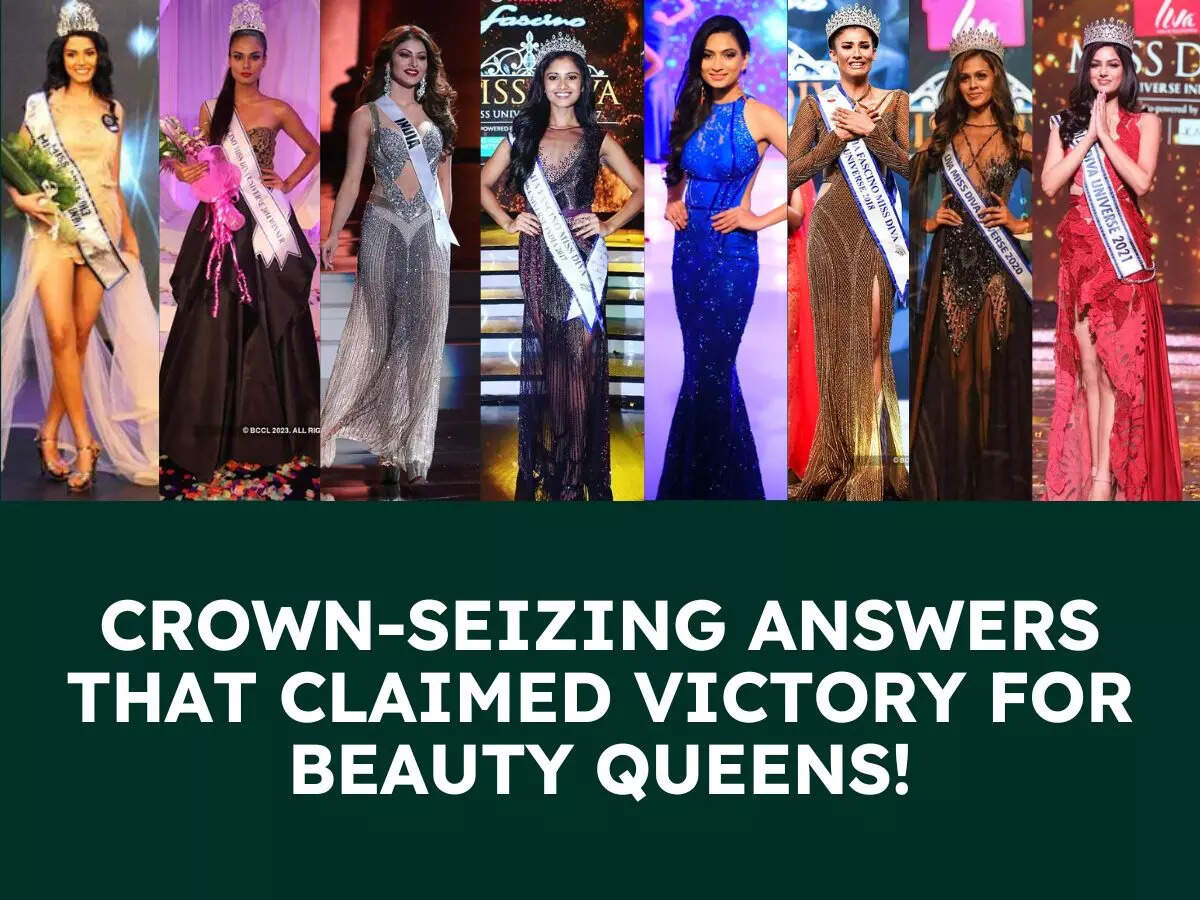 Crown-seizing answers that claimed victory for beauty queens!