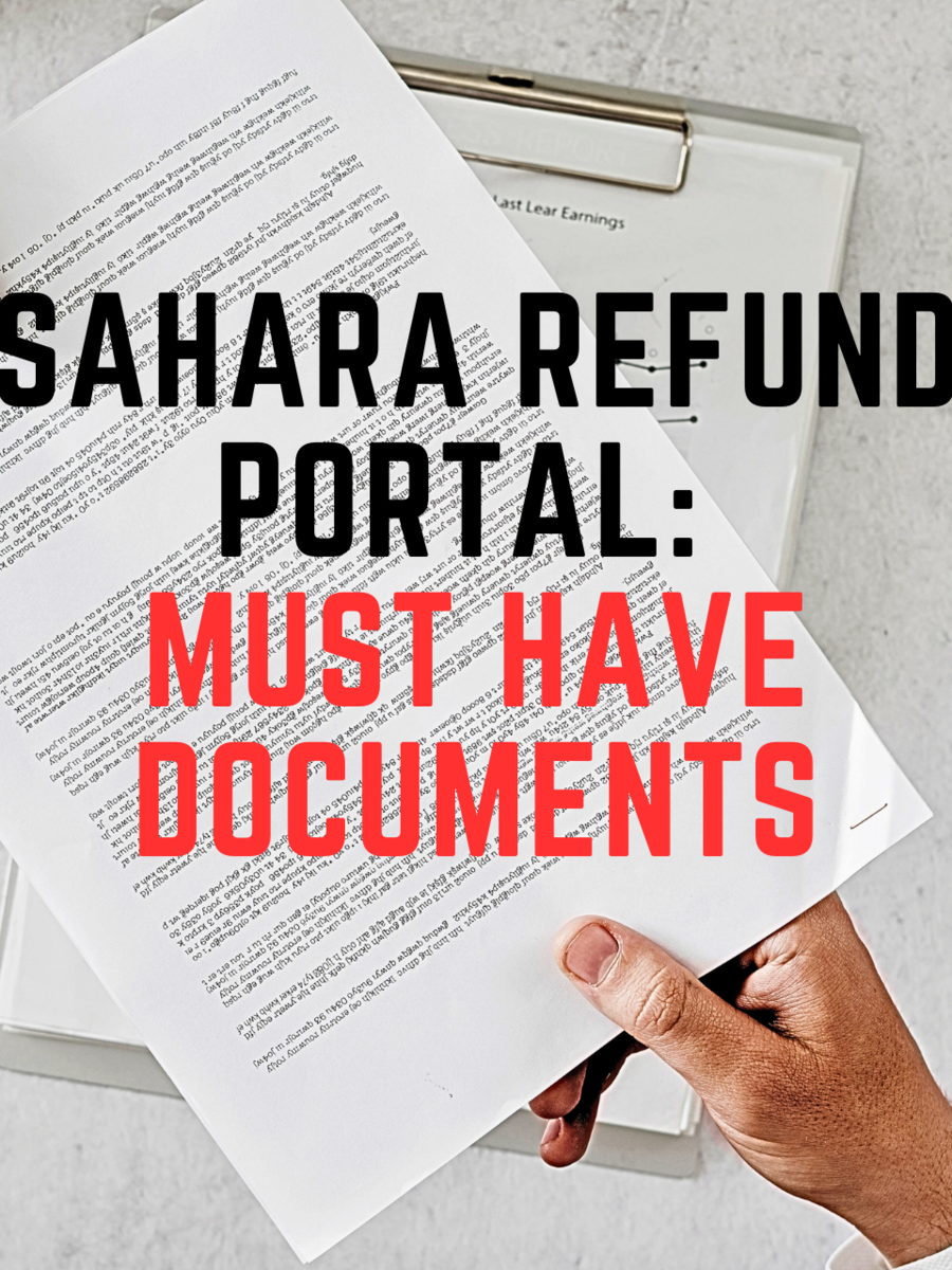 CRCS Sahara India Refund Portal: MANDATORY documents! MUST for claiming ...