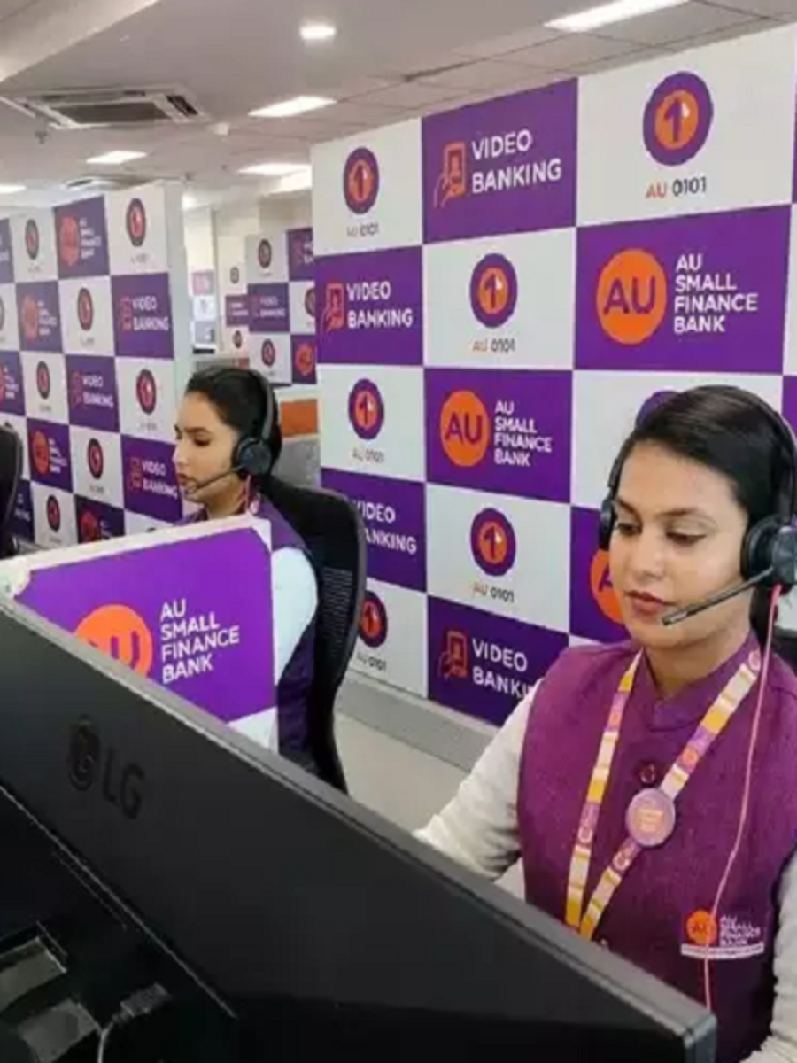 au small finance bank, video banking, online banking, 24/7 banking ...