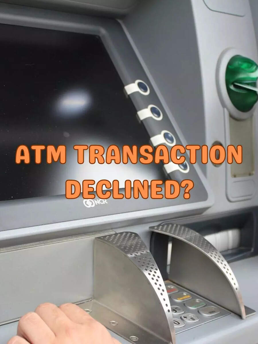 ATM transaction declined? Your bank will pay Rs 100 per day if ...