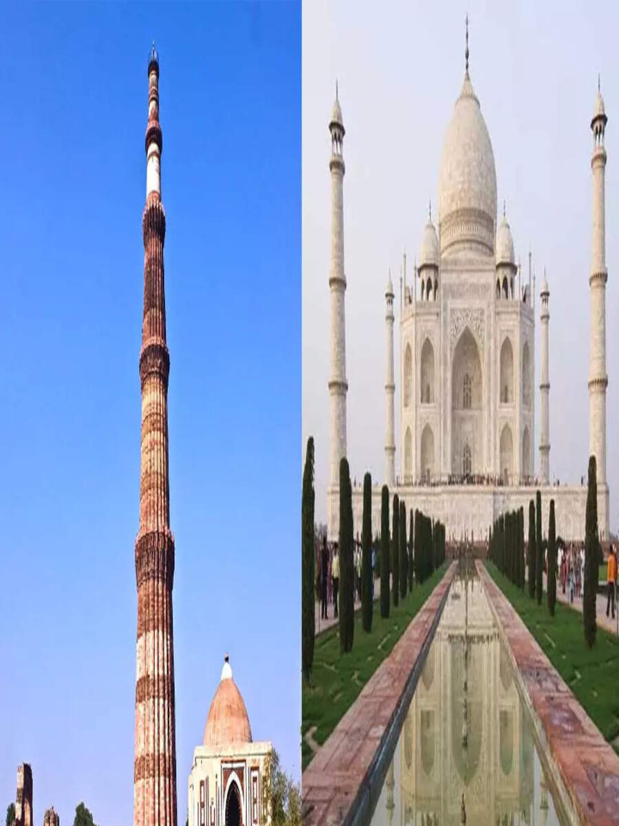 do you know whose height is higher taj mahal or qutub minar - ताजमहाल ...