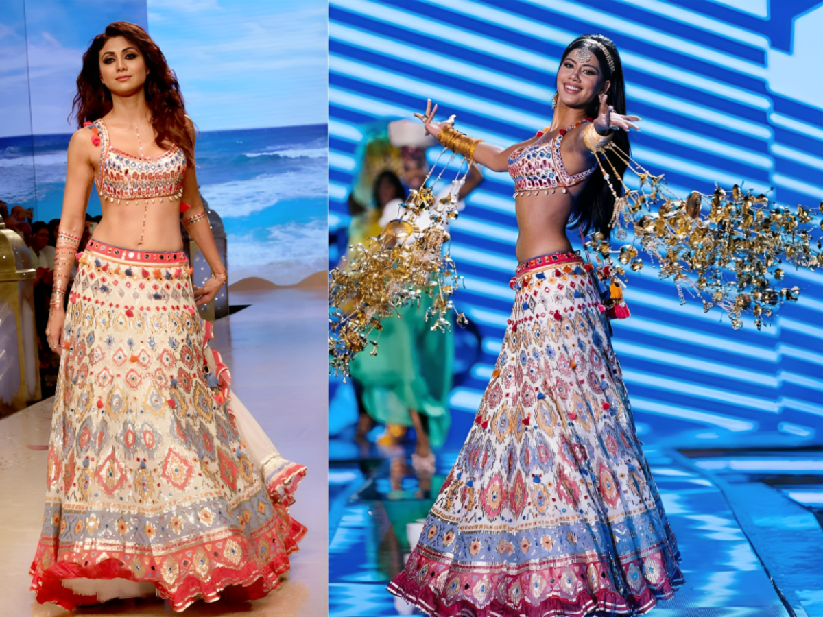 WHO WORE IT BEST? Ritika Khatnani and Shilpa Shetty in Boho Lehenga Choli