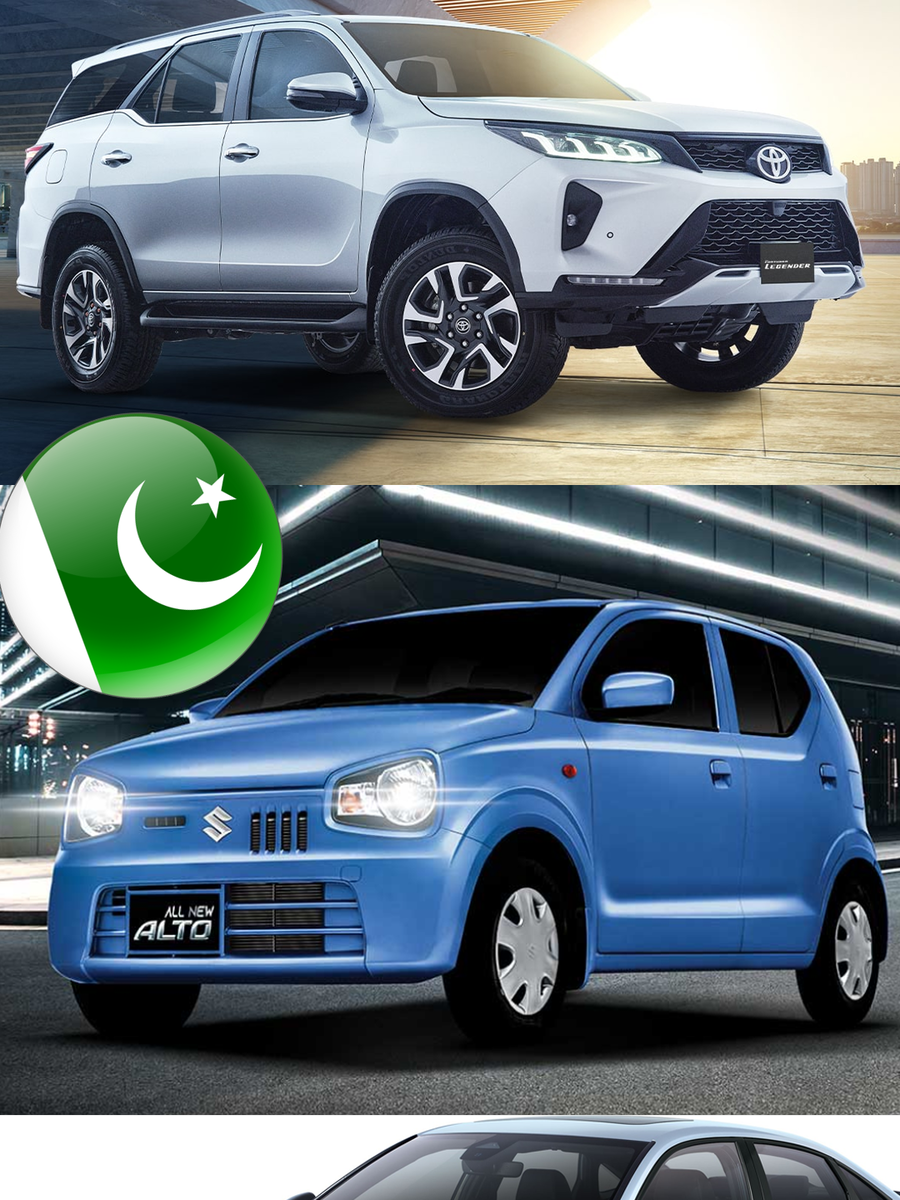 7 Most Popular Cars in Pakistan Suzuki Alto, Wagon R, Honda Civic, City ...