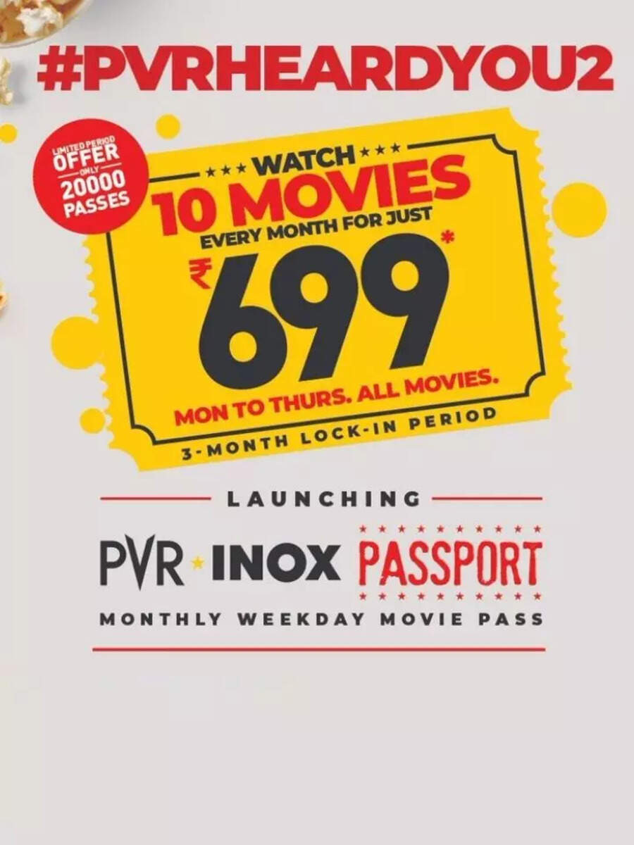 PVR INOX मध्ये 699 रुपयांत पाहा 10 चित्रपट - Watch 10 Movies in PVR INOX for Rs 699, Know How ...