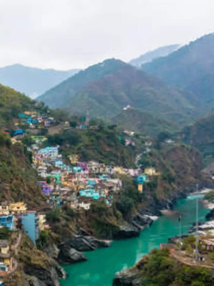 Which two rivers meet to form the river Ganga and where do they meet ...