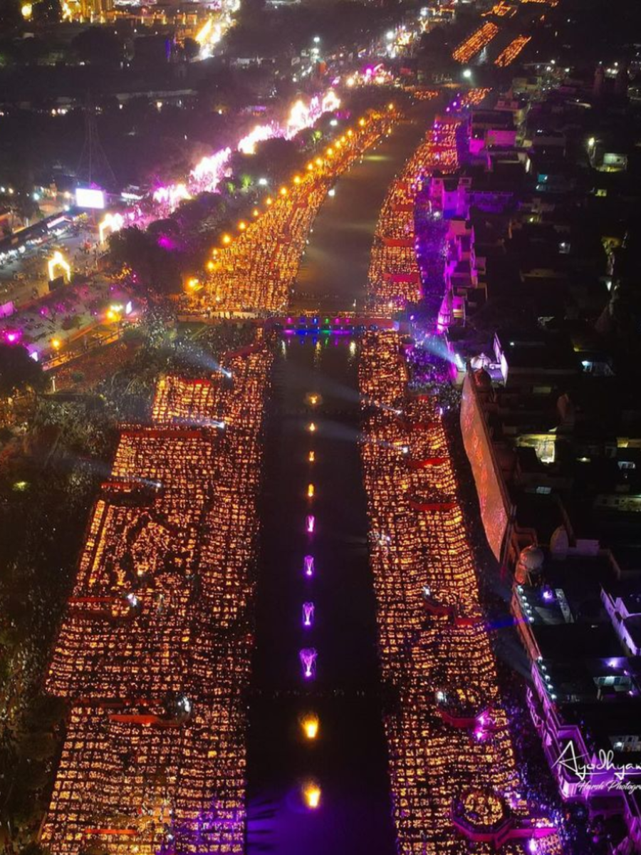 Lights, Warmth, World Record: Ayodhya’s Diwali Celebrations In Pics ...