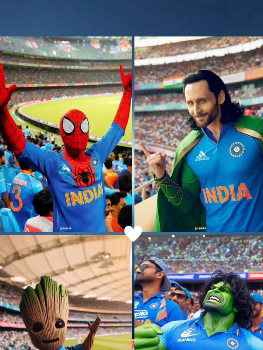 ICC Cricket World Cup 2023: AI Imagines Marvel Superheroes Cheering ...