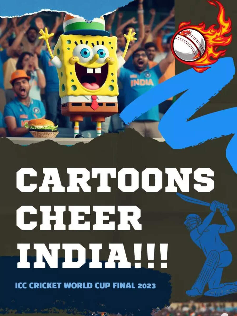 ICC Cricket World Cup 2023: AI Imagines Childhood Cartoons Cheering ...