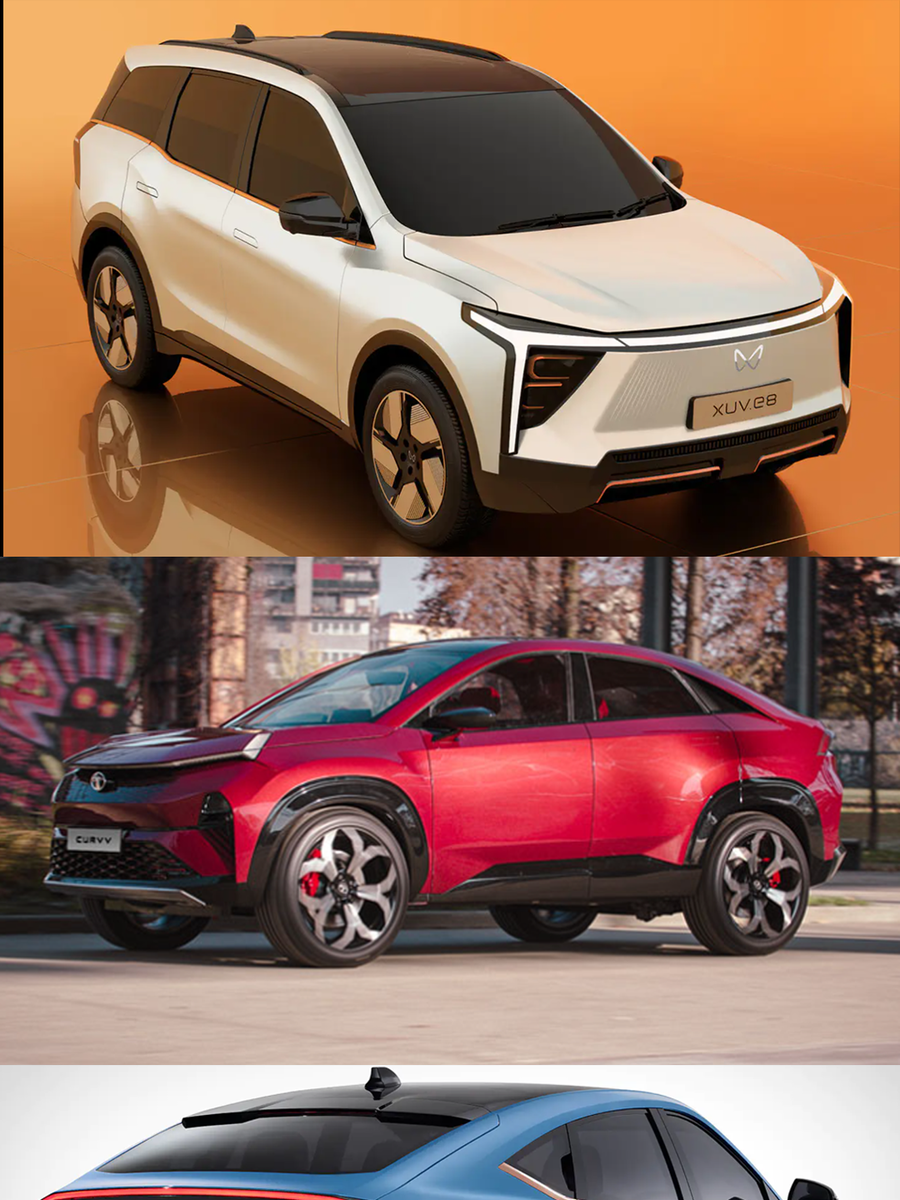 Upcoming Tata And Mahindra Electric Cars In 2024, Mahindra XUV.e8, XUV.e9, XUV4OO, Tata Punch EV ...