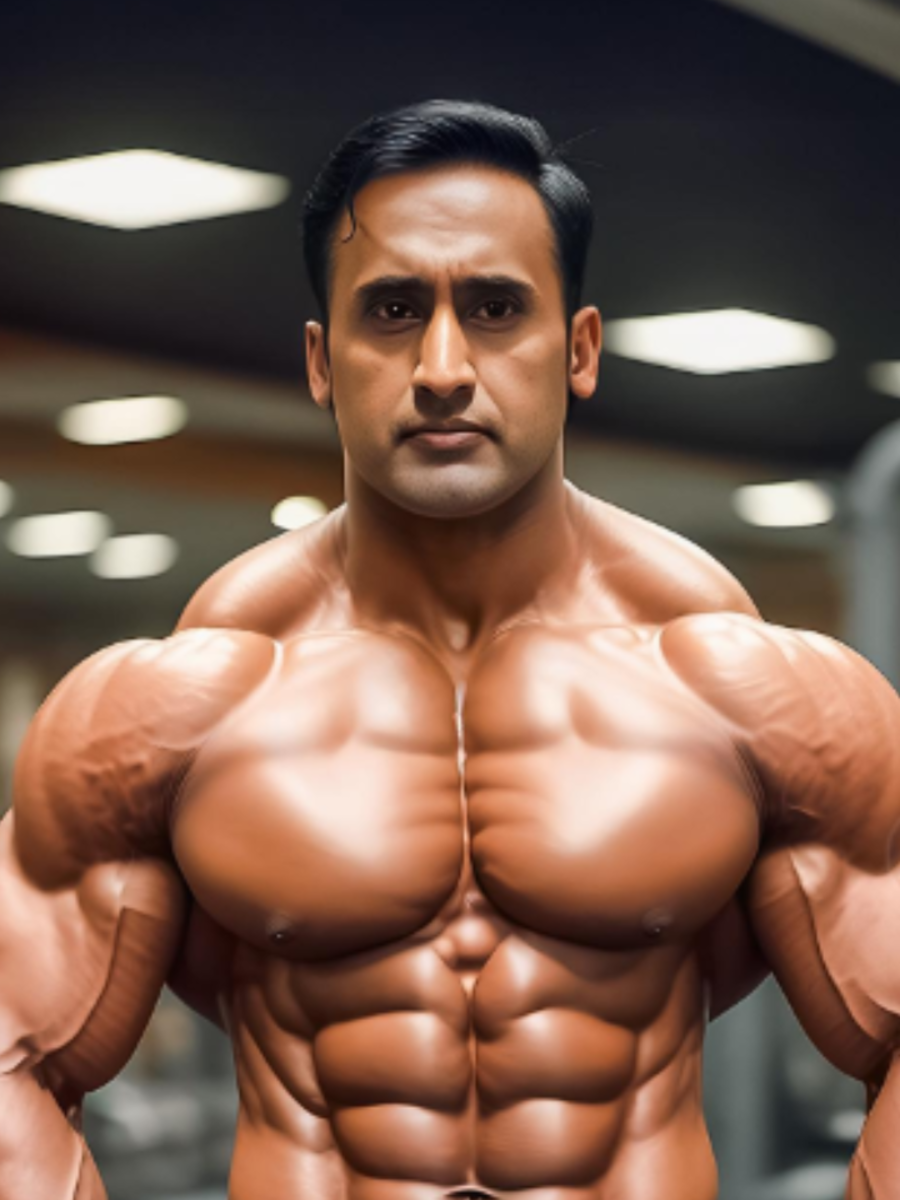 AI Reimagines Indian Journalists as Bodybuilders | Times Now