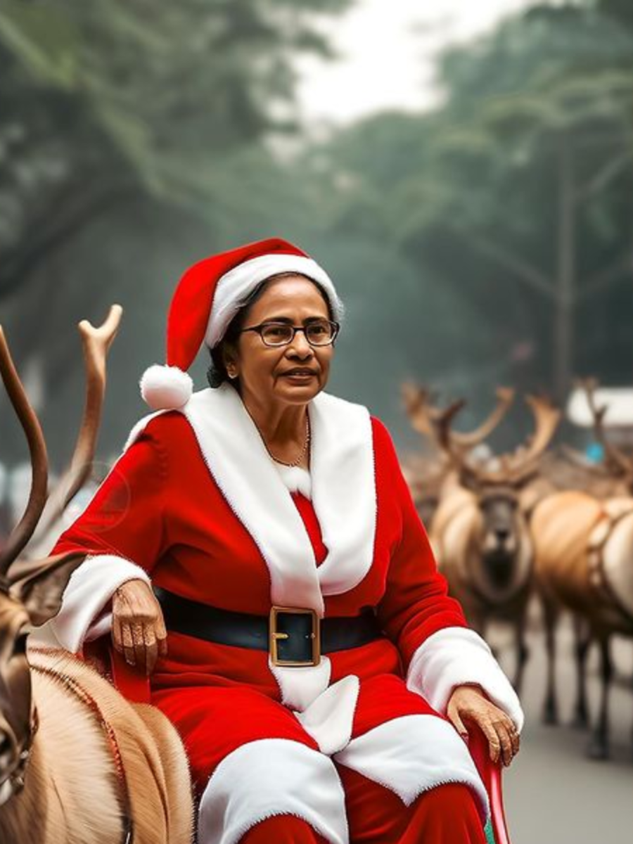 AI Artist Imagines Top Politicians Such As PM Modi, Amit Shah As Santa ...