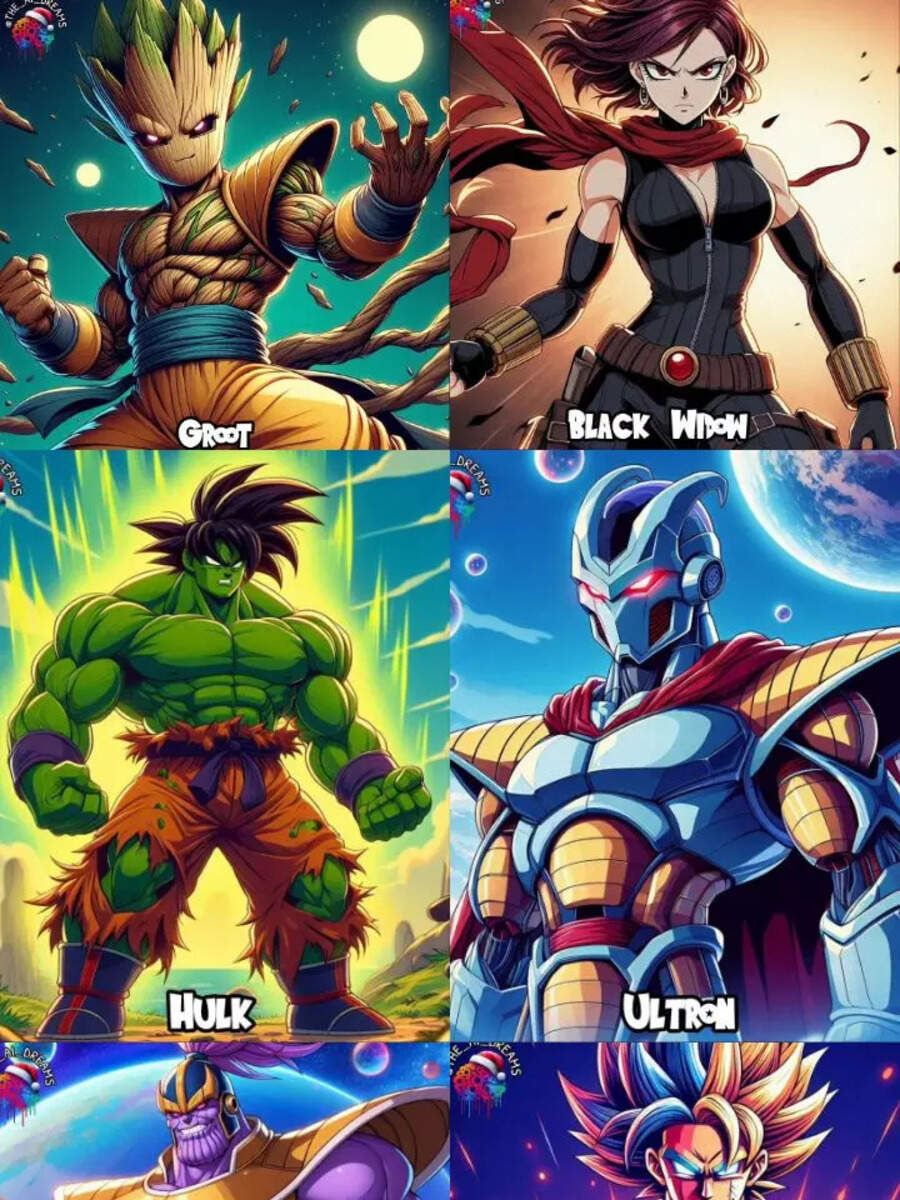 AI Imagines Marvel Characters In Dragon Ball Z Style! Part 2: Thor ...