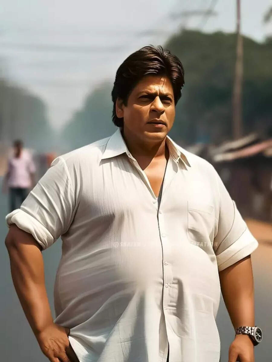 Bloated Shah Rukh Khan To Fat Hrithik Roshan: AI Presents Celebs' Obese ...