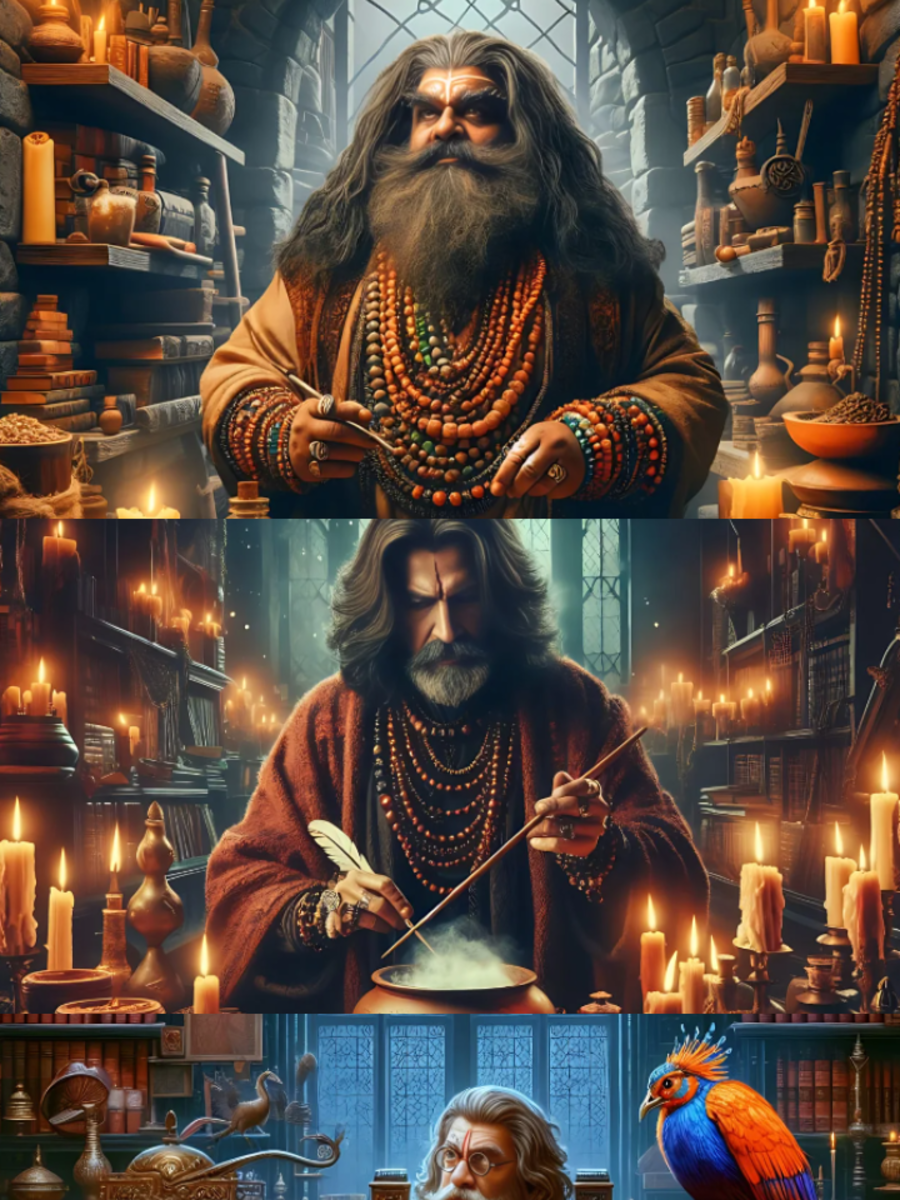 AI Imagines famous wizards with Indian twist: Harry Potter, Dumbledore ...