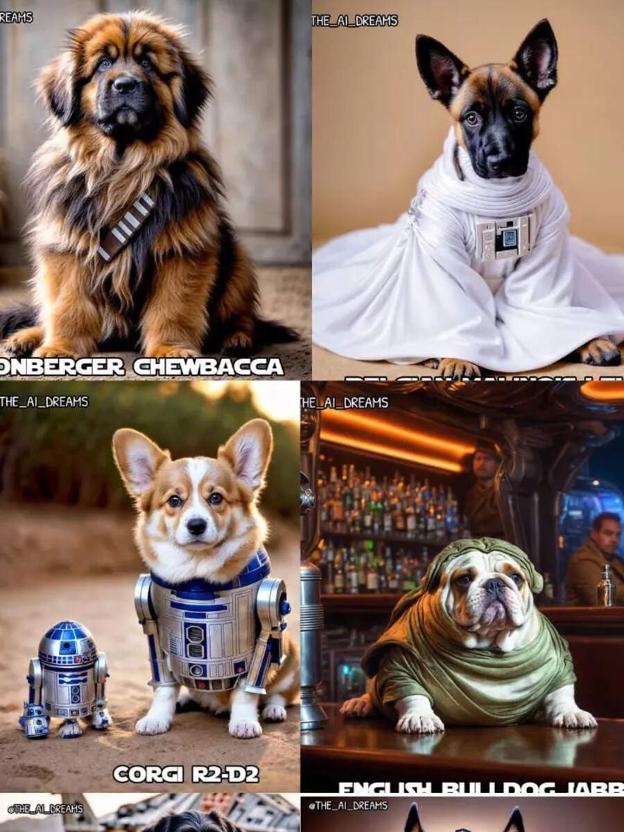 AI Imagines Every Star Wars Character As A Dog Breed: luke skywalker ...