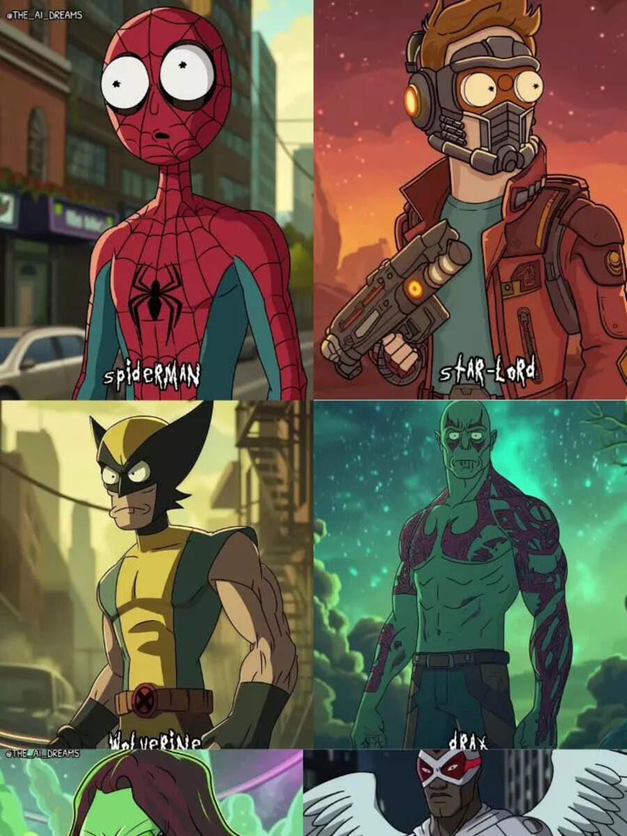 AI Imagines Marvel Characters In Rick And Morty Universe!: rick, morty ...