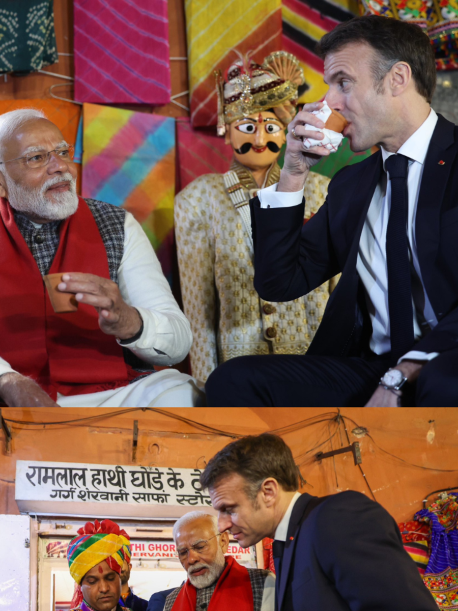 Selfie, Chai Pe Charcha & Hug: Modi-Macron Bonhomie In Pics | Times Now