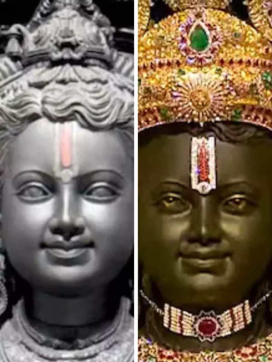 Ayodhya Ram Mandir Photo: See Ram Lalla Murti Before And After Pran ...