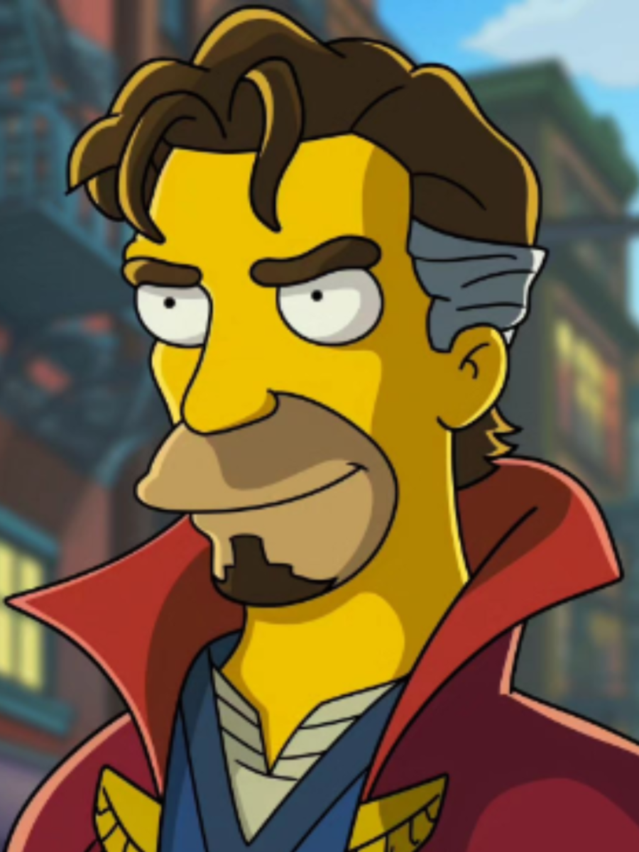 AI Imagines Marvel Characters as Simpsons: Thor, Captain America, Hulk ...