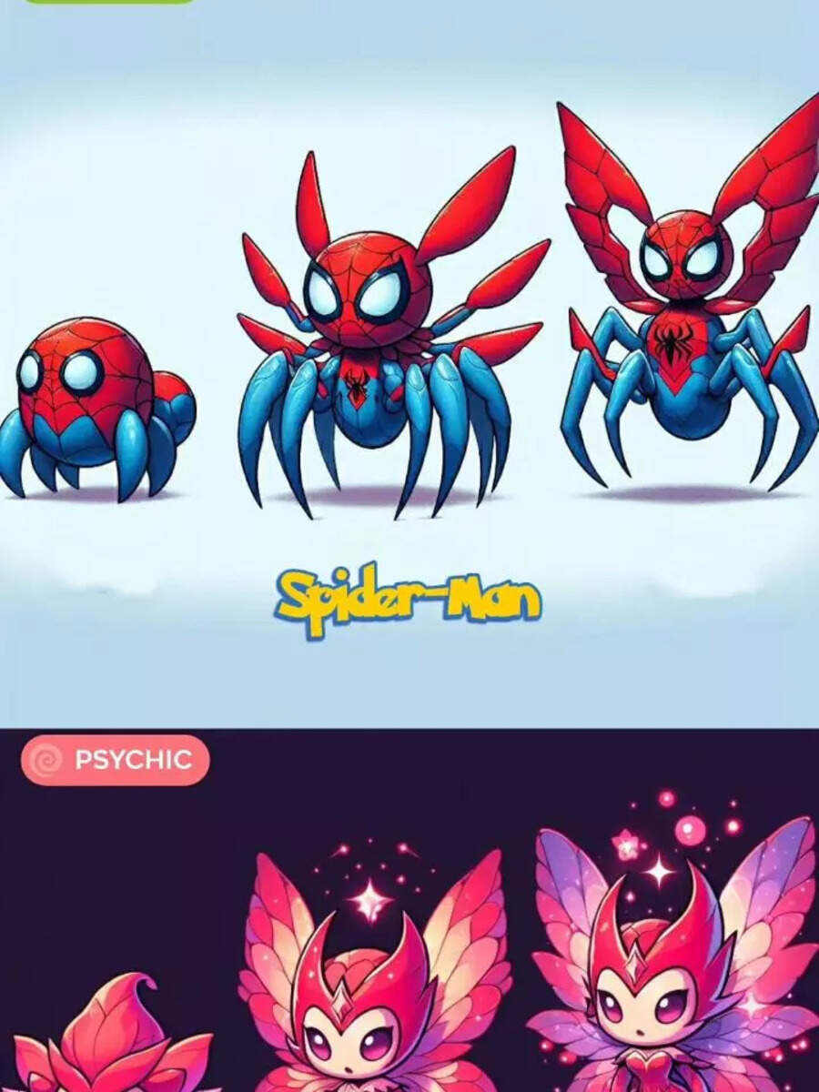 AI Imagines Marvel Characters As Pokemon | Times Now